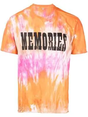 STAIN SHADE X Hiroshi Fujiwara Tie-dye Print T-shirt - Orange