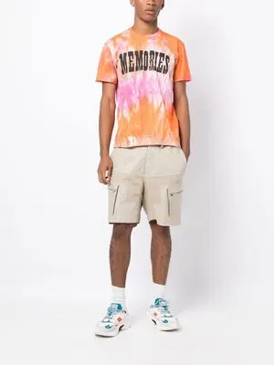 STAIN SHADE X Hiroshi Fujiwara Tie-dye Print T-shirt