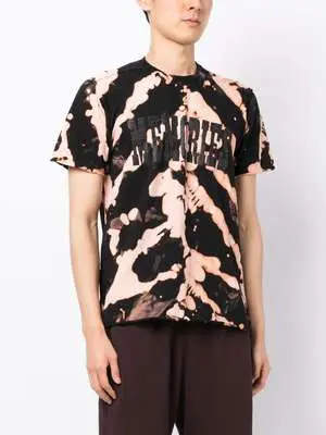 STAIN SHADE X Hiroshi Fujiwara Bleached-effect T-shirt