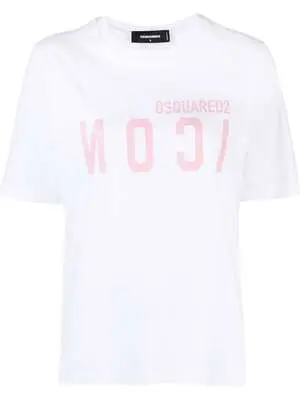 Dsquared2 Logo-print Short-sleeve T-shirt - White