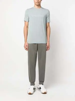 Giorgio Armani Drawstring Wool Track Pants