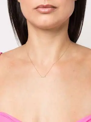 Ef Collection 14kt Yellow Mini Diamond Bar Necklace - Gold