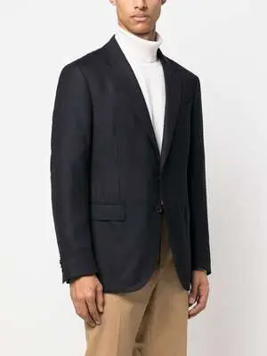 Zegna Single-breasted Blazer - Blue