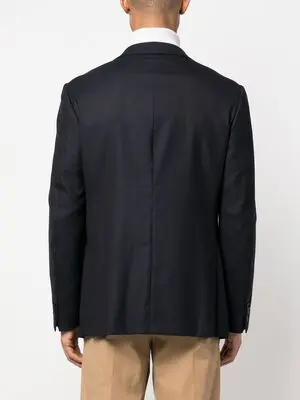 Zegna Single-breasted Blazer - Blue