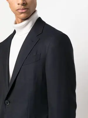Zegna Single-breasted Blazer - Blue