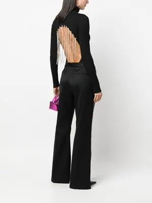 Dodo Bar Or Ziggy Crystal-embellished Bodysuit