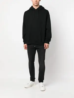 Philipp Plein Logo-plaque Slim-leg Jeans - Black
