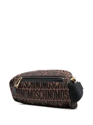 Moschino Jacquard Logo Motif Belt Bag