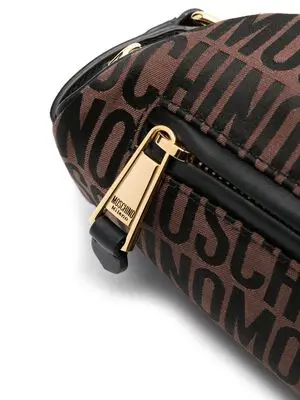 Moschino Jacquard Logo Motif Belt Bag