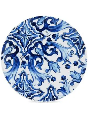 Dolce & Gabbana Porcelain Charger Plate - Blue
