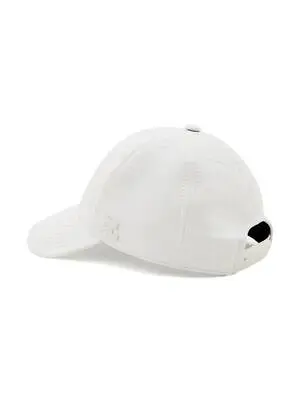 COURREGES Cotton Logo-patch Cap - White