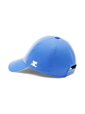 COURREGES Logo-patch Baseball Cap - Blue