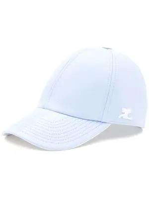 COURREGES Logo-patch Baseball Cap - Blue