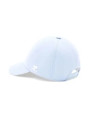 COURREGES Logo-patch Baseball Cap - Blue