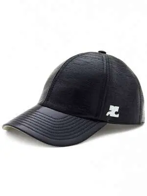 COURREGES Logo-patch Cap - Black