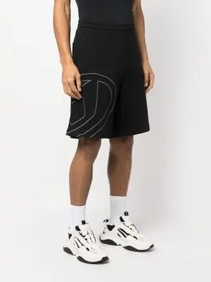 DIESEL® P-crow Megoval Cotton Shorts