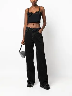 Blumarine Heart-patch Cropped Top