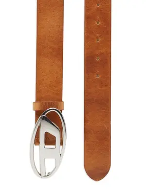 DIESEL® 1dr Logo-buckle Belt - Brown