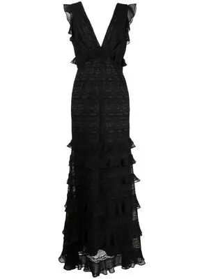 Sachin & Babi Serafina Lace Gown