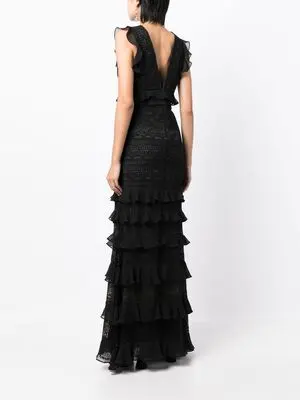 Sachin & Babi Serafina Lace Gown
