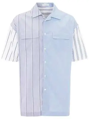 JW Anderson Panelled Stripe-print Shirt