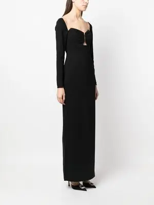 Roland Mouret Long-sleeved Maxi Dress