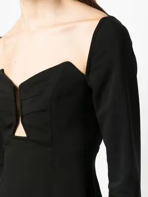 Roland Mouret Long-sleeved Maxi Dress