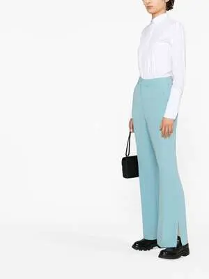 Diane Von Furstenberg Slit-hem Flared Trousers