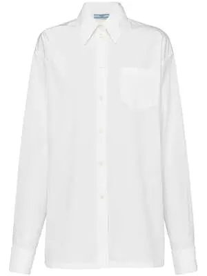 Prada Straight Hem Shirts For Women