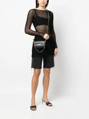 Zadig&Voltaire Rock Nano Clutch Bag - Black