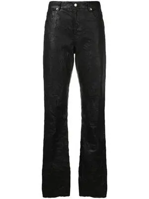Zadig&Voltaire Evy Crinkled Leather Trousers