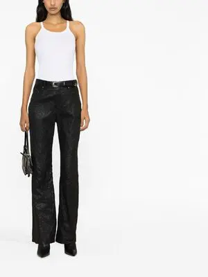 Zadig&Voltaire Evy Crinkled Leather Trousers