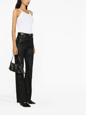 Zadig&Voltaire Evy Crinkled Leather Trousers