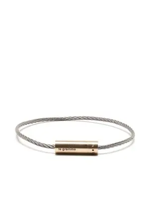 Le Gramme 6g Cable Bracelet In Sterling Silver And -tone