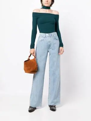 SLVRLAKE High-waisted Wide-leg Jeans
