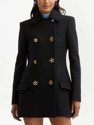 Oscar De La Renta Button-detail Blazer Dress