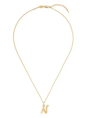 MISSOMA Curly Molten Initial Pendant Necklace - Gold