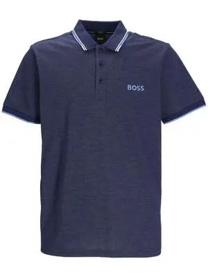 BOSS Ogo-print Cotton Poo Shirt