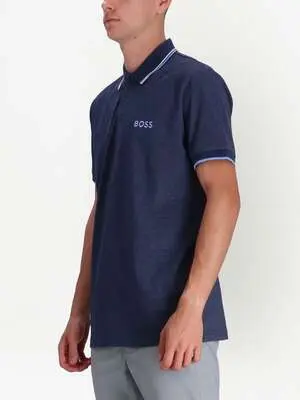 BOSS Ogo-print Cotton Poo Shirt