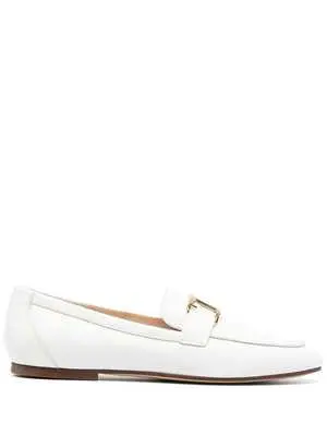 TOD'S T-logo Leather Loafers