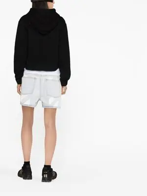 Palm Angels Bear-motif Drawstring Hoodie - Black
