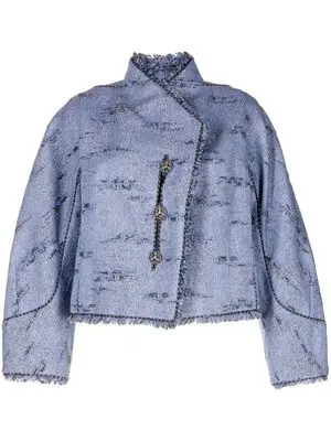 Shiatzy Chen Reminiscence Metallic-jacquard Jacket
