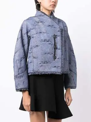 Shiatzy Chen Reminiscence Metallic-jacquard Jacket