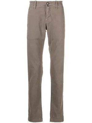 Jacob Cohen Slim-cut Trousers - Neutrals