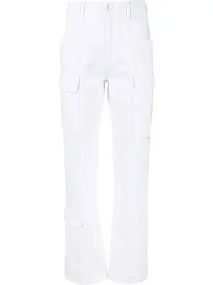 Isabel Marant Vokayo Straight-leg Jeans - White