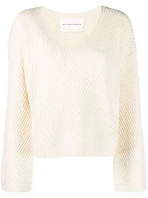BY MALENE BIRGER Ribbed Knit Jumper - Neutrals