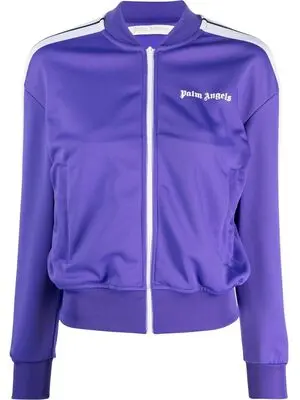 Palm Angels Logo-print Track Jacket - Purple