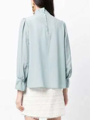 Shiatzy Chen Floral Appliqué Blouse