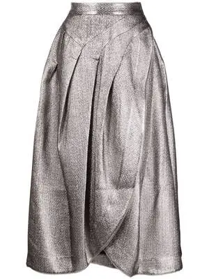 Shiatzy Chen Genisis Asymmetric Wrap Skirt