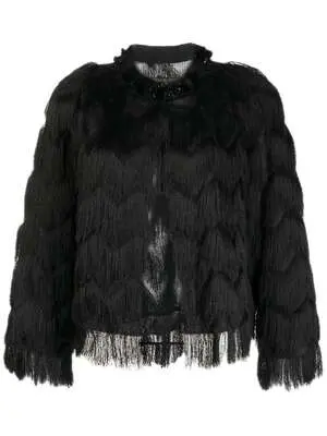 Shiatzy Chen Burning Fire Fringe Jacket